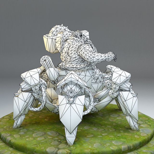 league of legends urgot 3D Model in Monster 3DExport