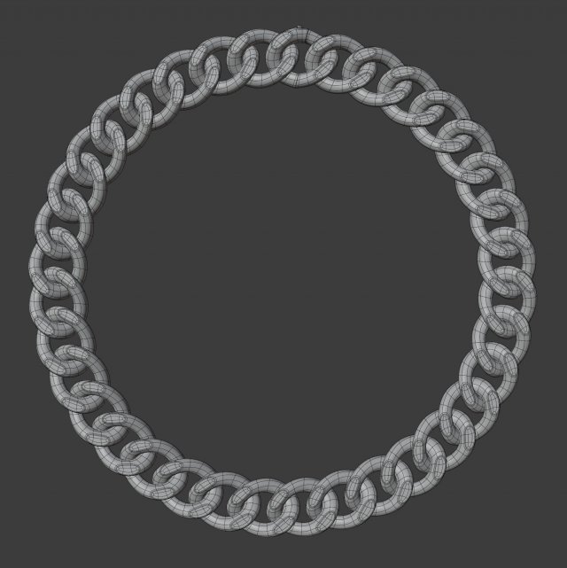 chain necklace 3D Model in Jewellery 3DExport