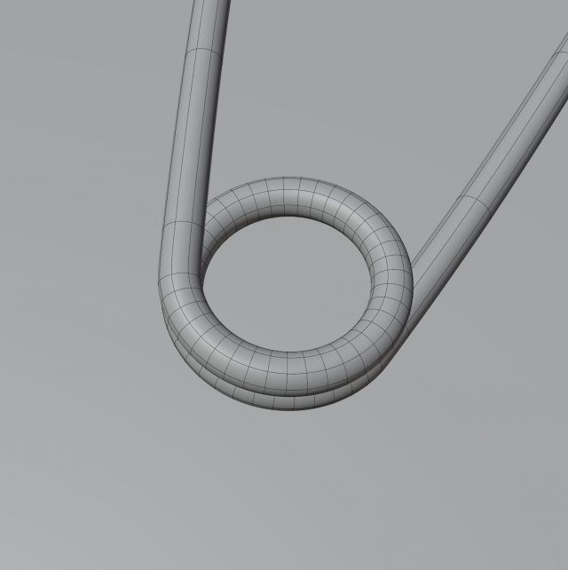 safety pin 3D Model in Tools 3DExport