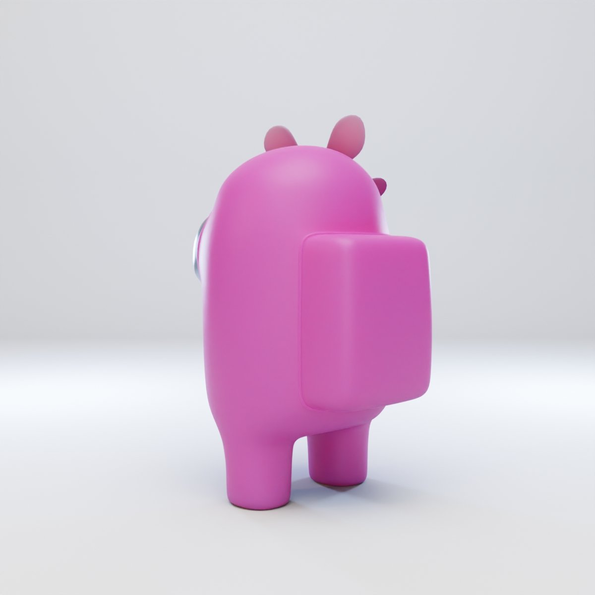 among us flower hat character 3D Model in Alien 3DExport