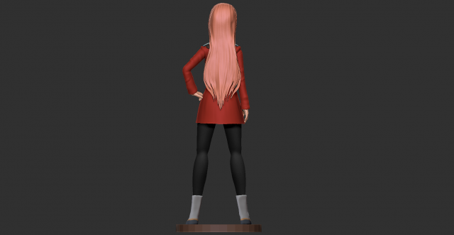 zero two 3D Print Model in Woman 3DExport
