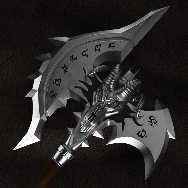 wow shadowmourne the legendary two-handed axe Modelo 3D in Ciencia ...
