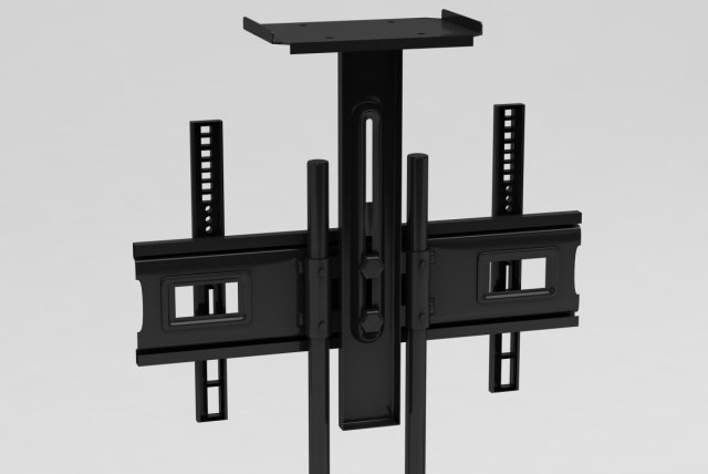 tv bracket 3D Model in TV 3DExport