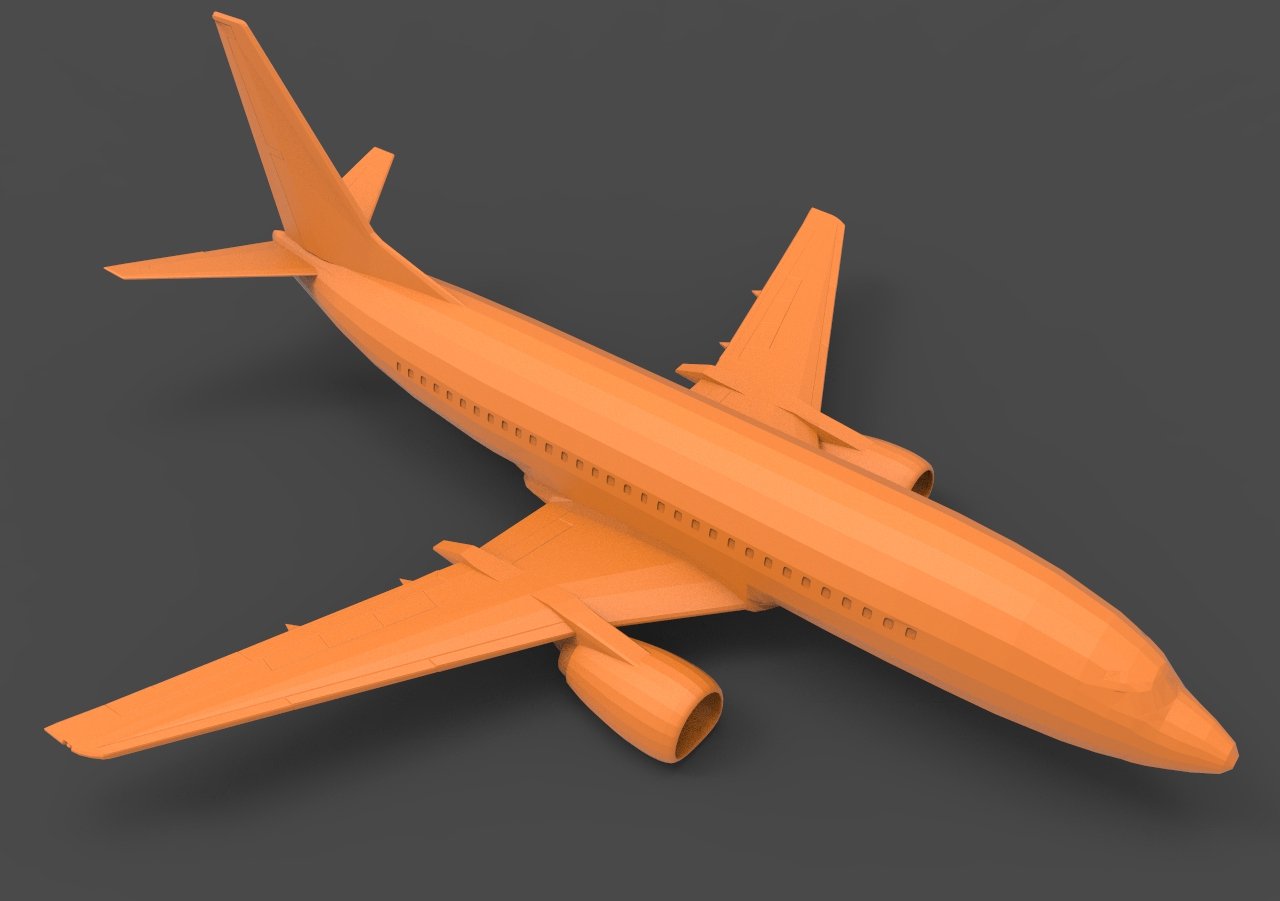 boeing 737 3D Print Models in Vehicle 3DExport