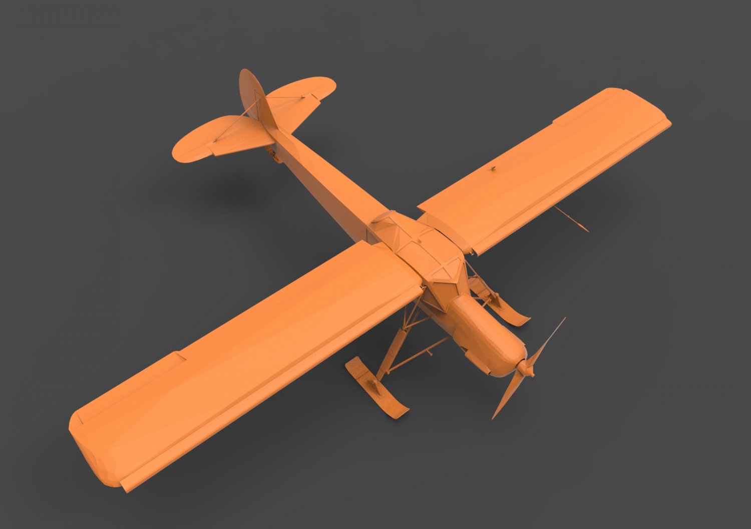 fieseler fi 156 storch winter 3D Print Models in Vehicle 3DExport