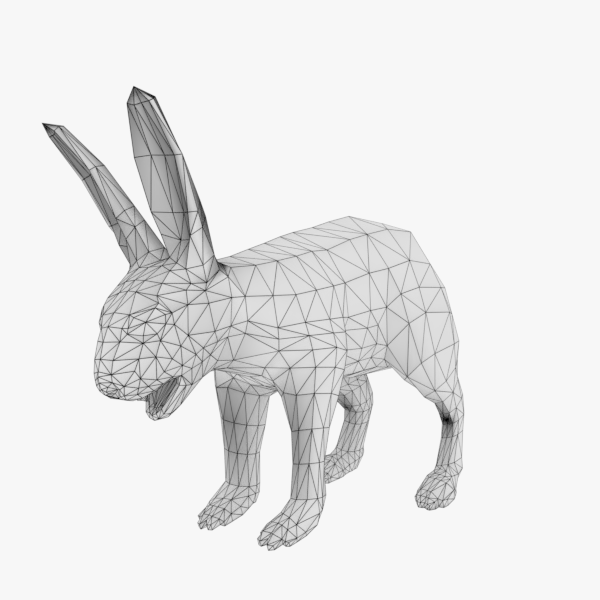 Bunny Rabbit low poly rigged game ready 3D Model in Other 3DExport