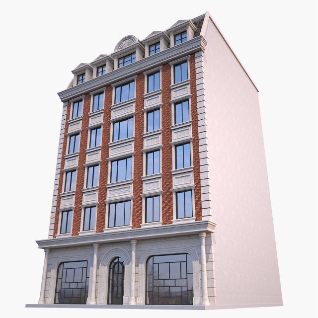 classic building 3D Model in Buildings 3DExport