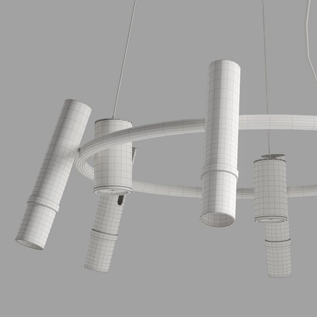 lampatron react r 9 lamps 3D Model in Ceiling Lights 3DExport