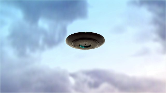 ufo rigged and animated 3D Model in Other 3DExport