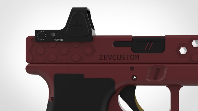 deadshot pistol from the movie suicide squad 2016 3D Print Model in ...