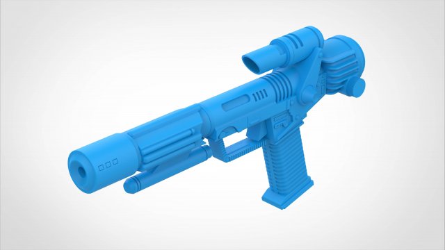 Eternian soldier blaster from the movie Masters of the Universe 1987 3d ...