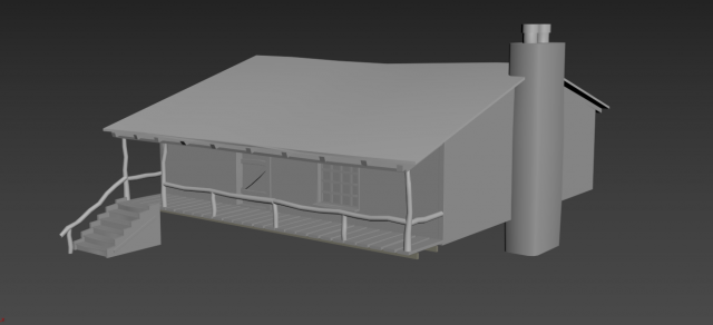 hut 3D Model in Buildings 3DExport