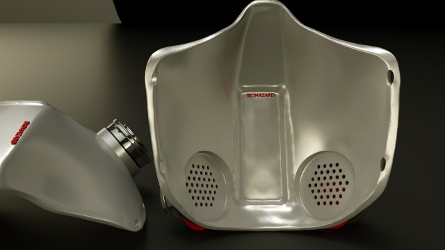 respiration-mask octane render high poly 3D Model in Medical Equipment ...
