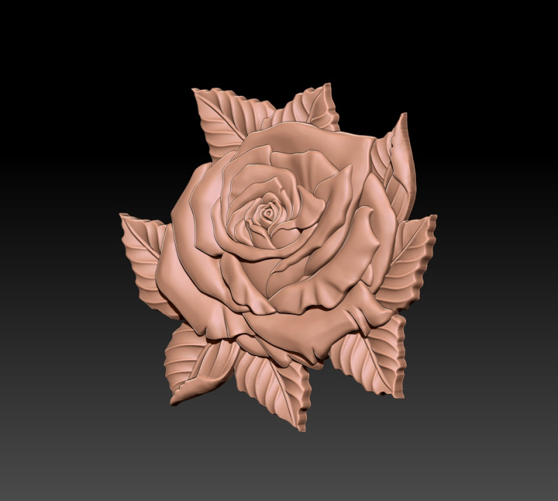 3D MODEL STL file for 3D printing Bareilles Rose Flower 3D Print Model ...