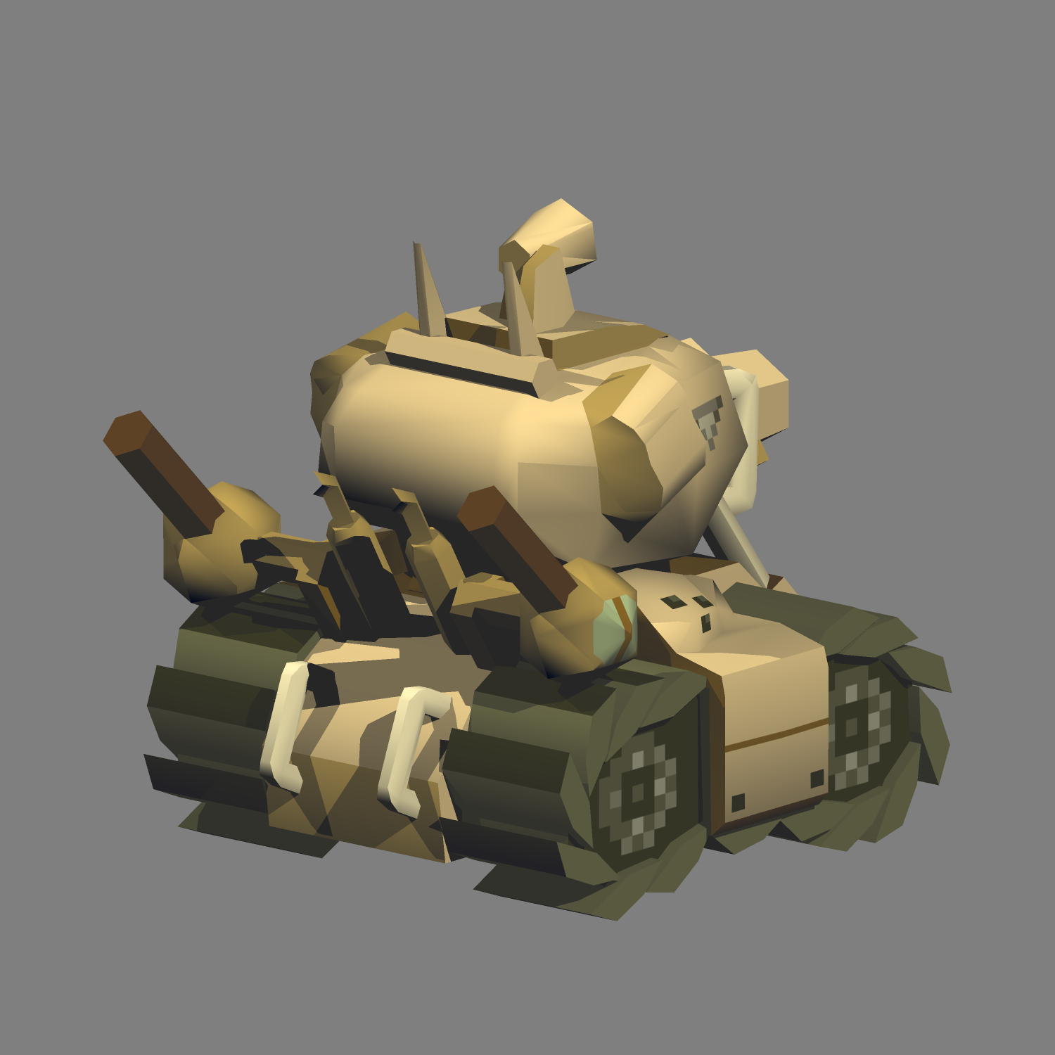 Metal Slug - SV 001 and Type-R Modelo 3D in Tanques 3DExport