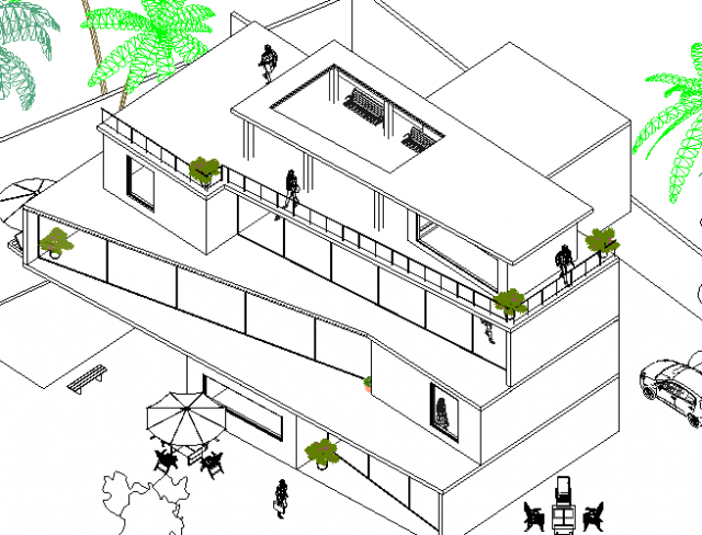 technology complex building Gratis Modelo 3D in Edificios 3DExport