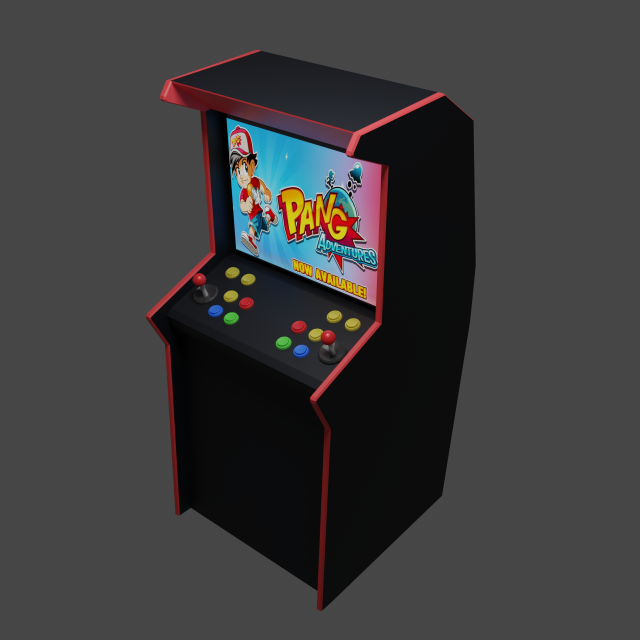 arcade game machine 3D Model in Other 3DExport