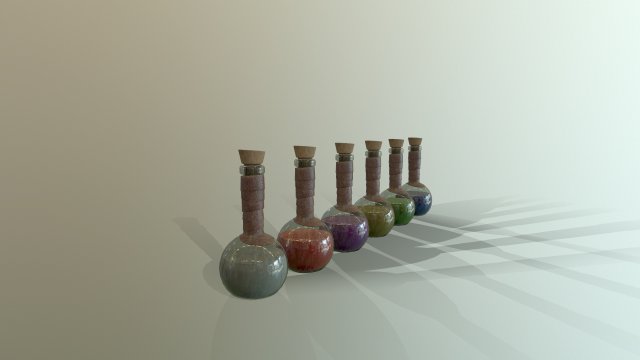 potion 3D Model in Beverage 3DExport