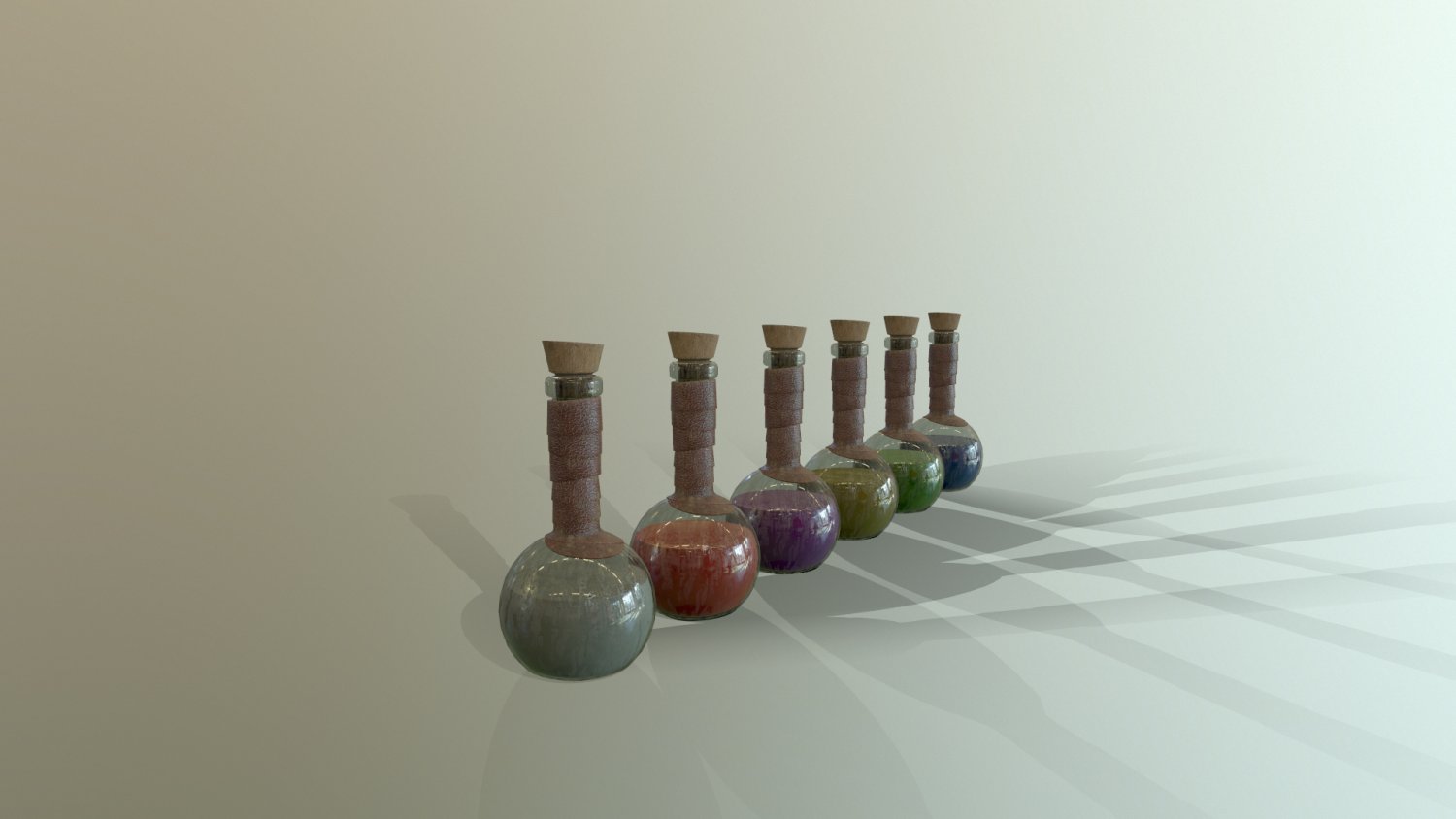 Potion 3D Model in Beverage 3DExport