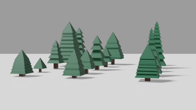 low poly tree asset pack 3D Model in Landscapes 3DExport