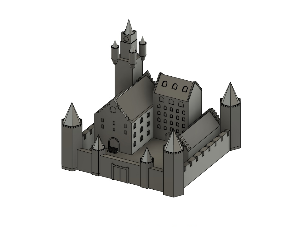 castle 3D Print Models in Other 3DExport