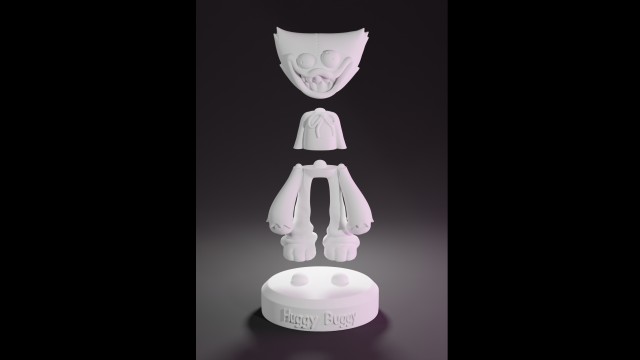 huggy buggy 3D Print Model in Monsters & Creatures 3DExport