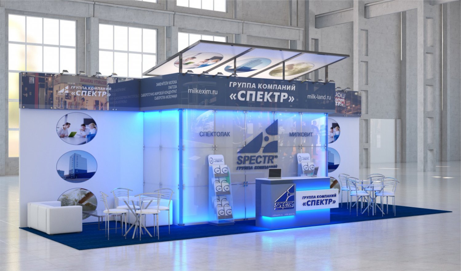 Expo stend 3D Model in Buildings 3DExport