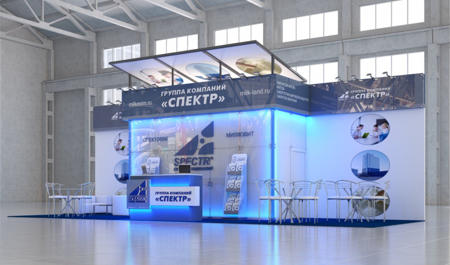 Expo stend 3D Model in Buildings 3DExport