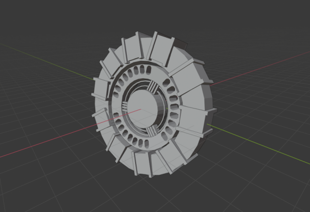 arc reactor 3D Model in Fantasy Spacecraft 3DExport