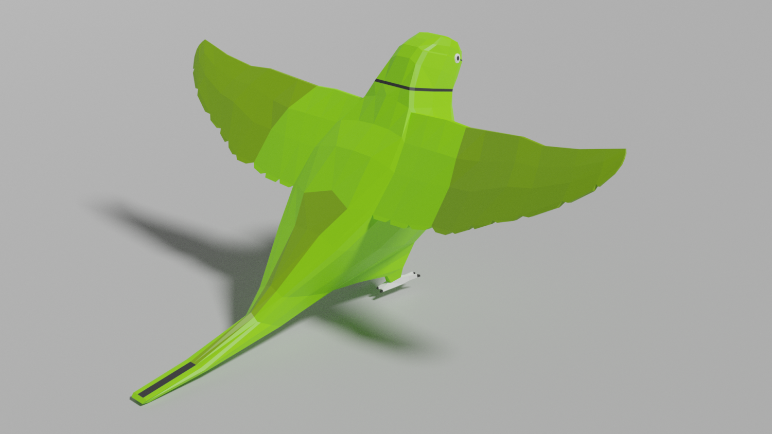 Low Poly Parrot 3D Model in Bird 3DExport