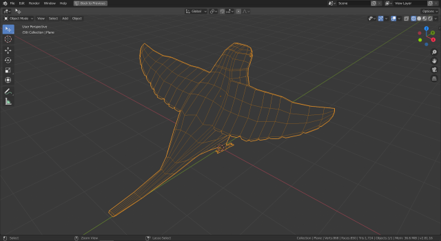 low poly parrot 3D Model in Bird 3DExport