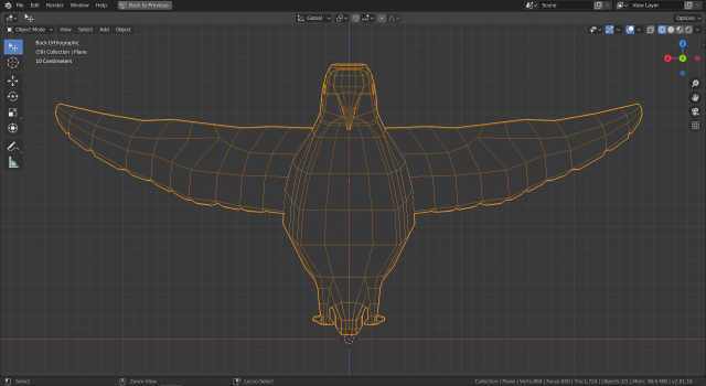 low poly parrot 3D Model in Bird 3DExport