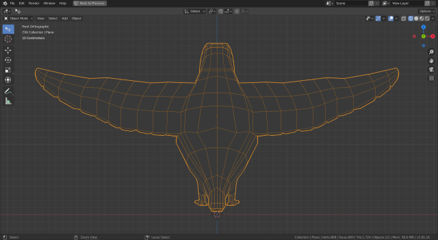 low poly parrot 3D Model in Bird 3DExport
