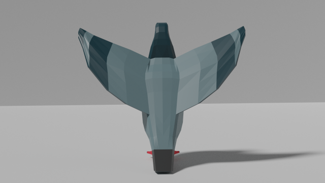 low poly pigeon 3D Model in Bird 3DExport