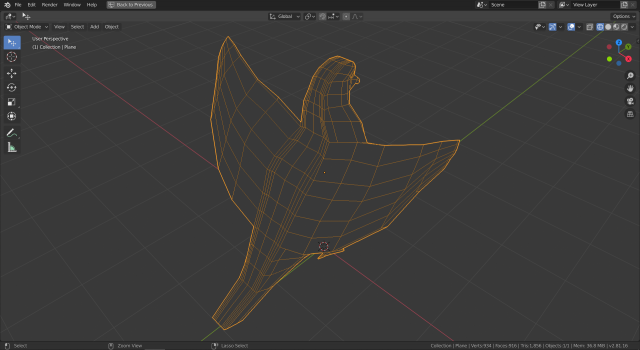 low poly pigeon 3D Model in Bird 3DExport