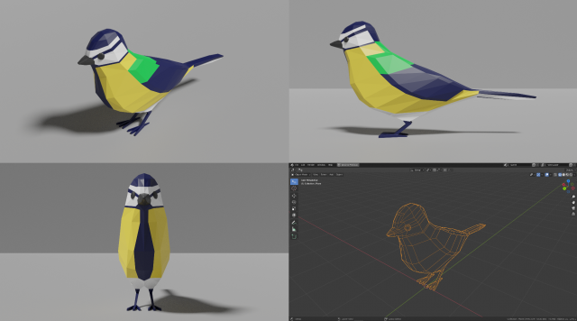 birds pack 3D Model in Bird 3DExport