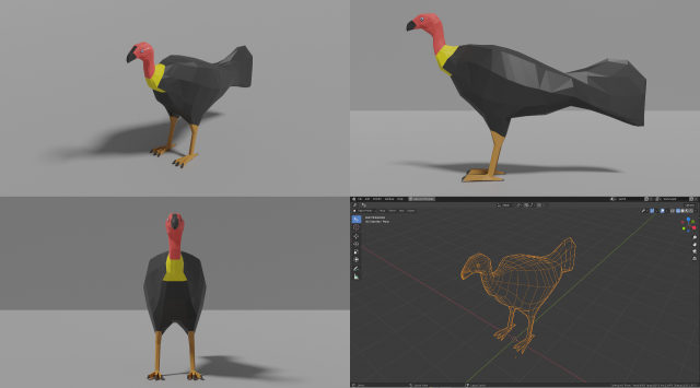 birds pack 3D Model in Bird 3DExport