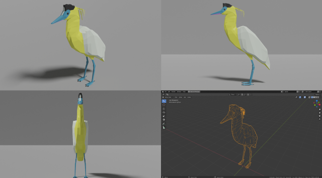 birds pack 3D Model in Bird 3DExport