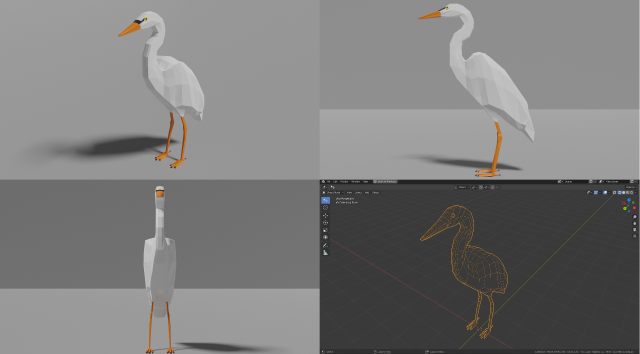 birds pack 3D Model in Bird 3DExport