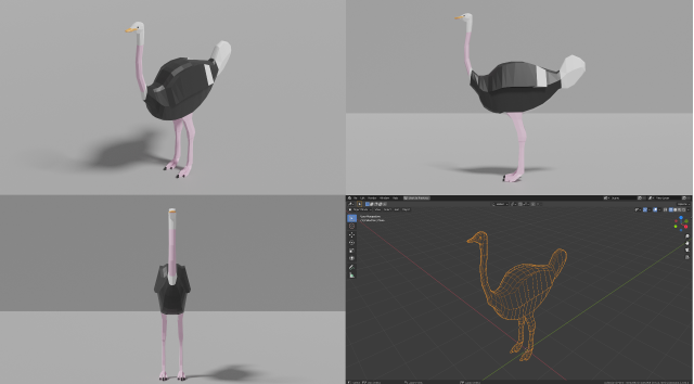 birds pack 3D Model in Bird 3DExport