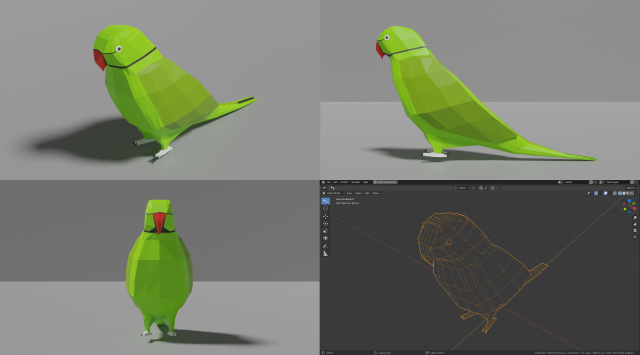birds pack 3D Model in Bird 3DExport