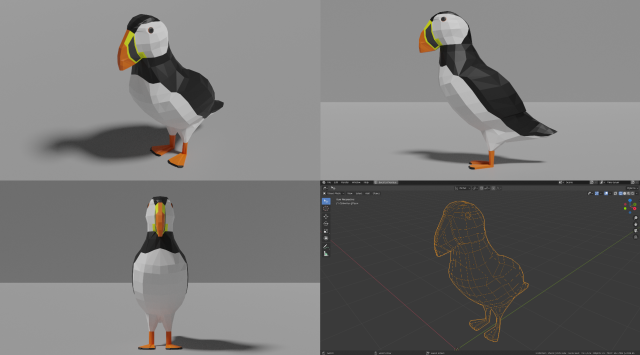 birds pack 3D Model in Bird 3DExport