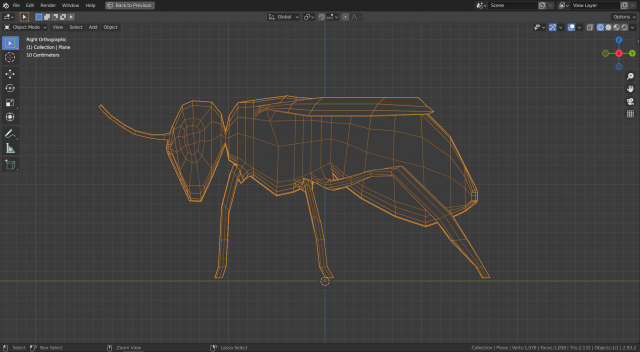 low-poly bee 3D Model in Insects 3DExport