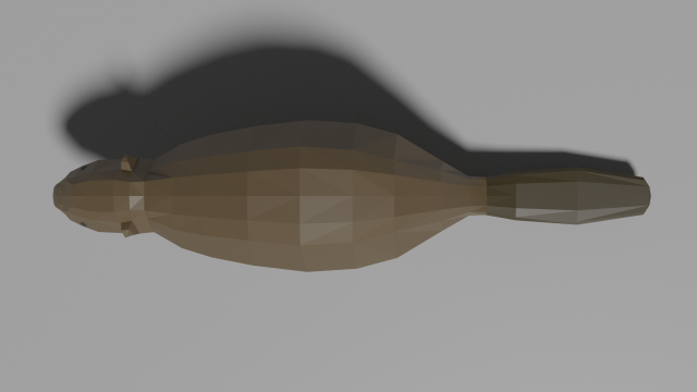 low-poly beaver 3D Model in Rodent 3DExport