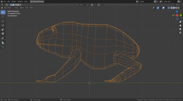 low-poly toad 3D Model in Amphibians 3DExport