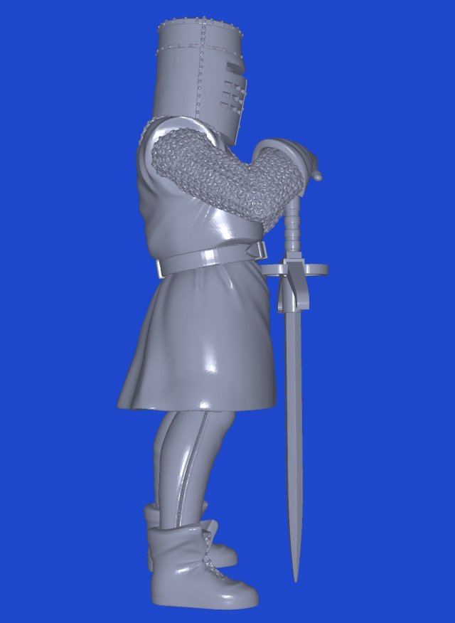 knight 3D Print Model in Man 3DExport