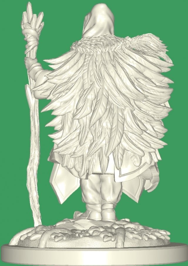 Merlin 3D Model in Man 3DExport