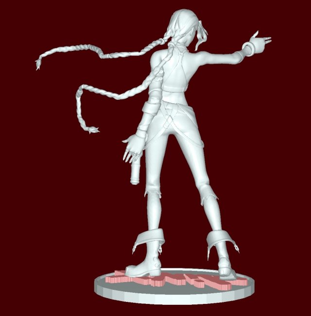 Jinx 3D Print Model in Woman 3DExport