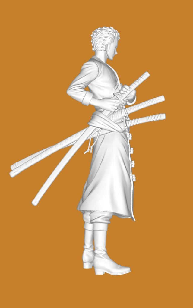 Zoro 3D Print Model in Man 3DExport