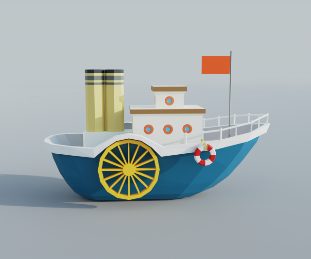 Steamboat 3D Model in Transport 3DExport